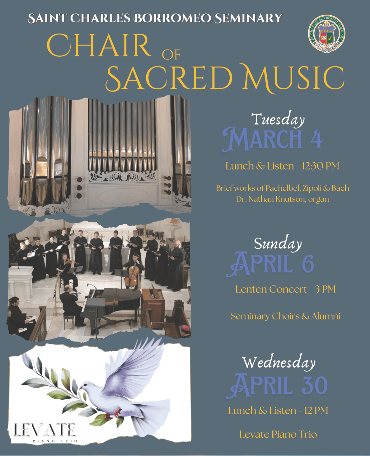Francesco Chair of Sacred Music – Saint Charles Borromeo Seminary